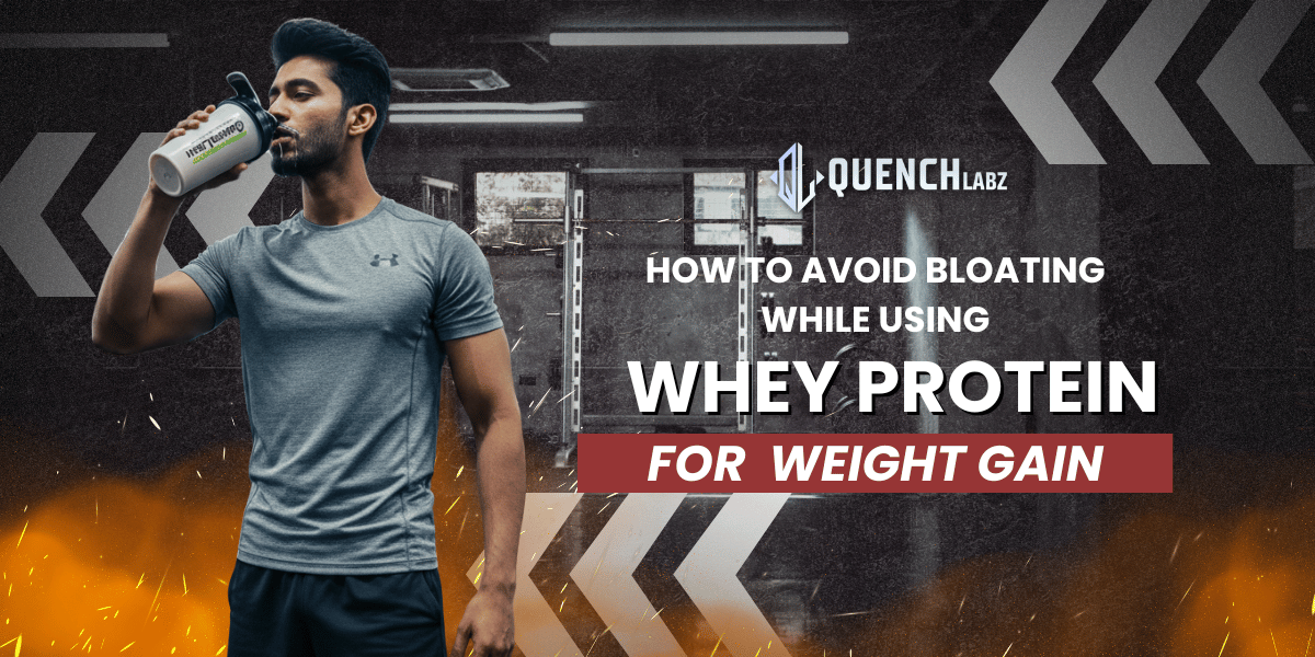 How to Avoid Bloating While Using Whey Protein for Weight Gain – Quenchlabz
