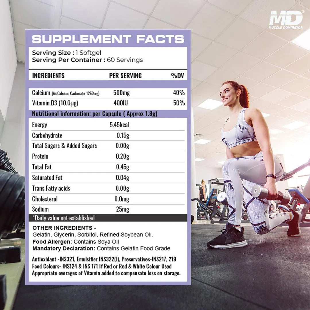 Calcium and Vitamin D3 1000mg Extra Strength – Quenchlabz