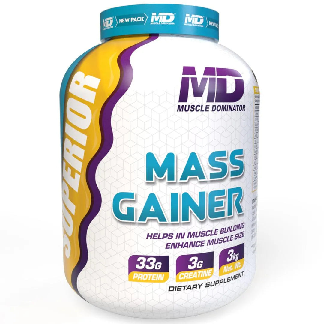 MD Superior Mass Gainer | 33 G Protein | 3 G Creatine – Quenchlabz